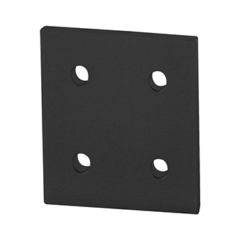 40 Series 4 Hole - Square Flat Plate (40-4367-BLACK)