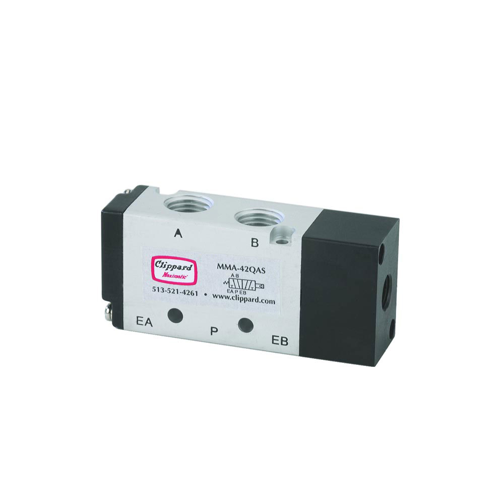 1/4" NPT 5 Port 4-Way Air Pilot Valve (MMA-42QAS)