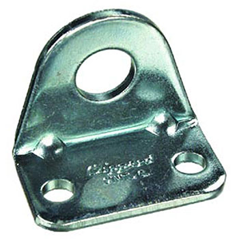 Steel, Zinc-Plated Foot Bracket, 0.500" Hole (15018-2)